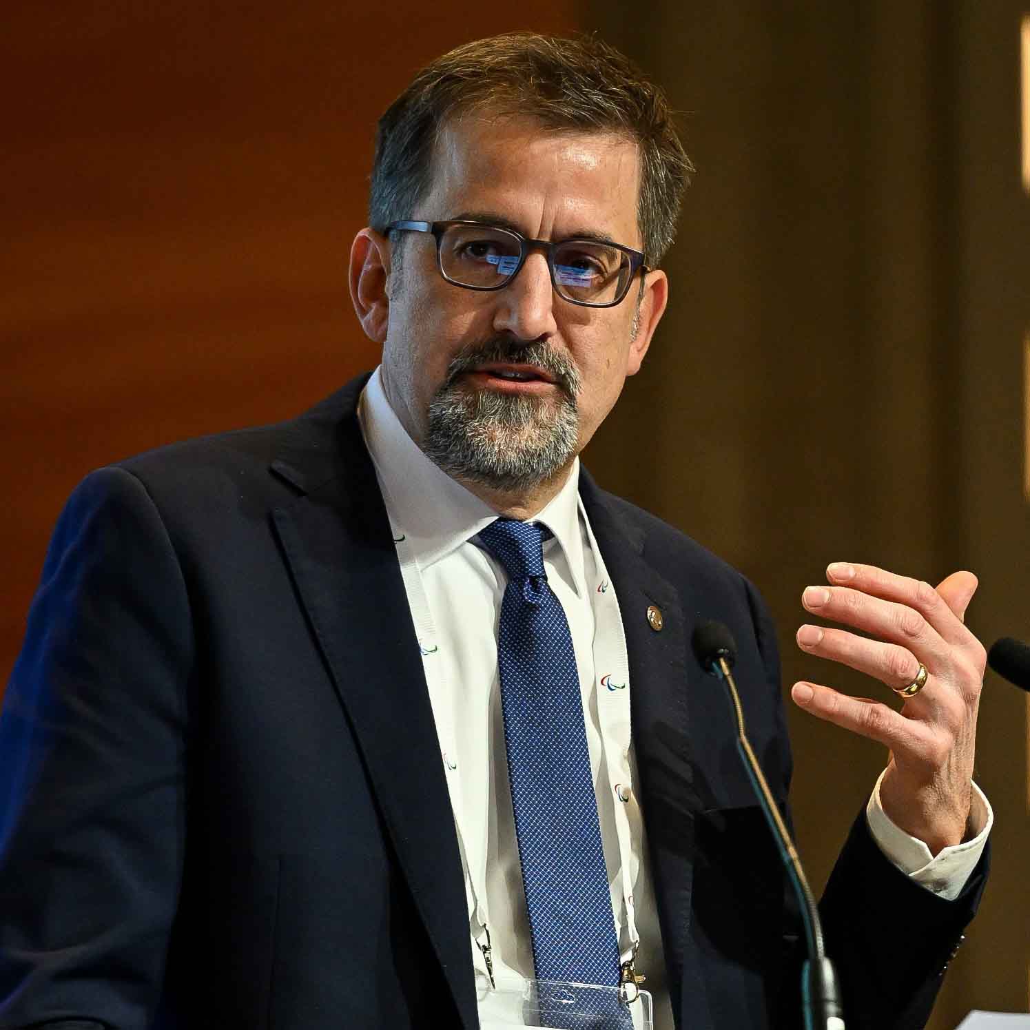 International Paralympic Committee With CEO Mike Peters